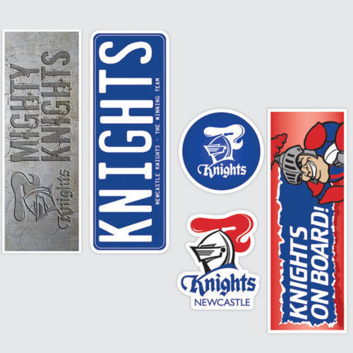 Official Newcastle Knights NRL iTag UV Car Bumper Decal Sticker Sheet ...